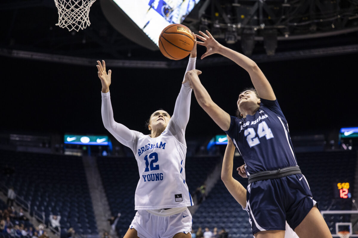 Gustin continues assault on BYU rebounding records | News, Sports, Jobs ...